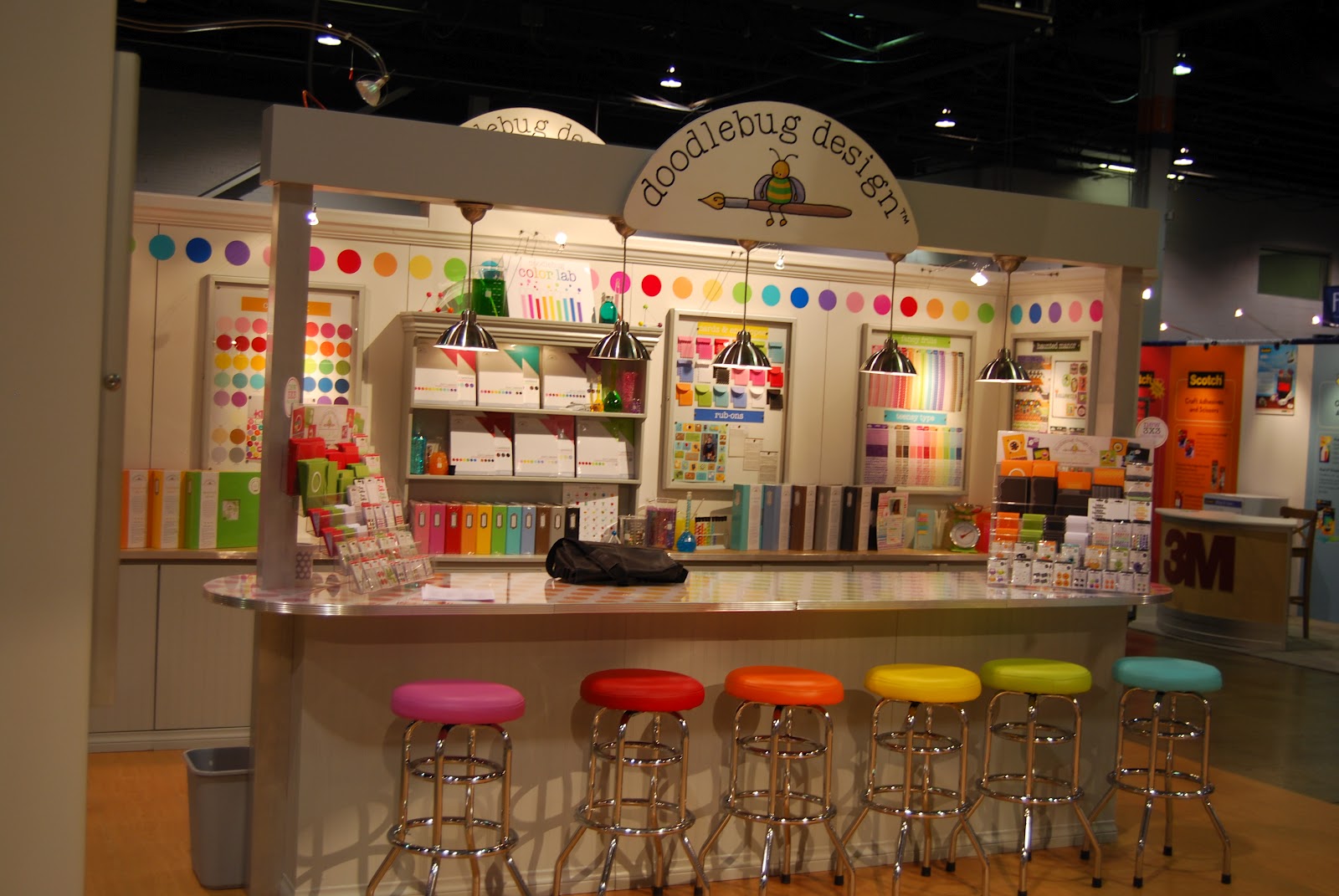 Doodlebug Design Inc Blog: CHA Summer Booth Set-up