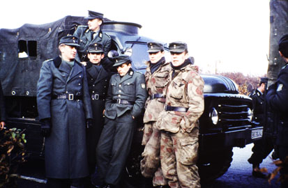 Four Bees: Bundesgrenzschutz Camo Pants, Mil-Tec BDU's