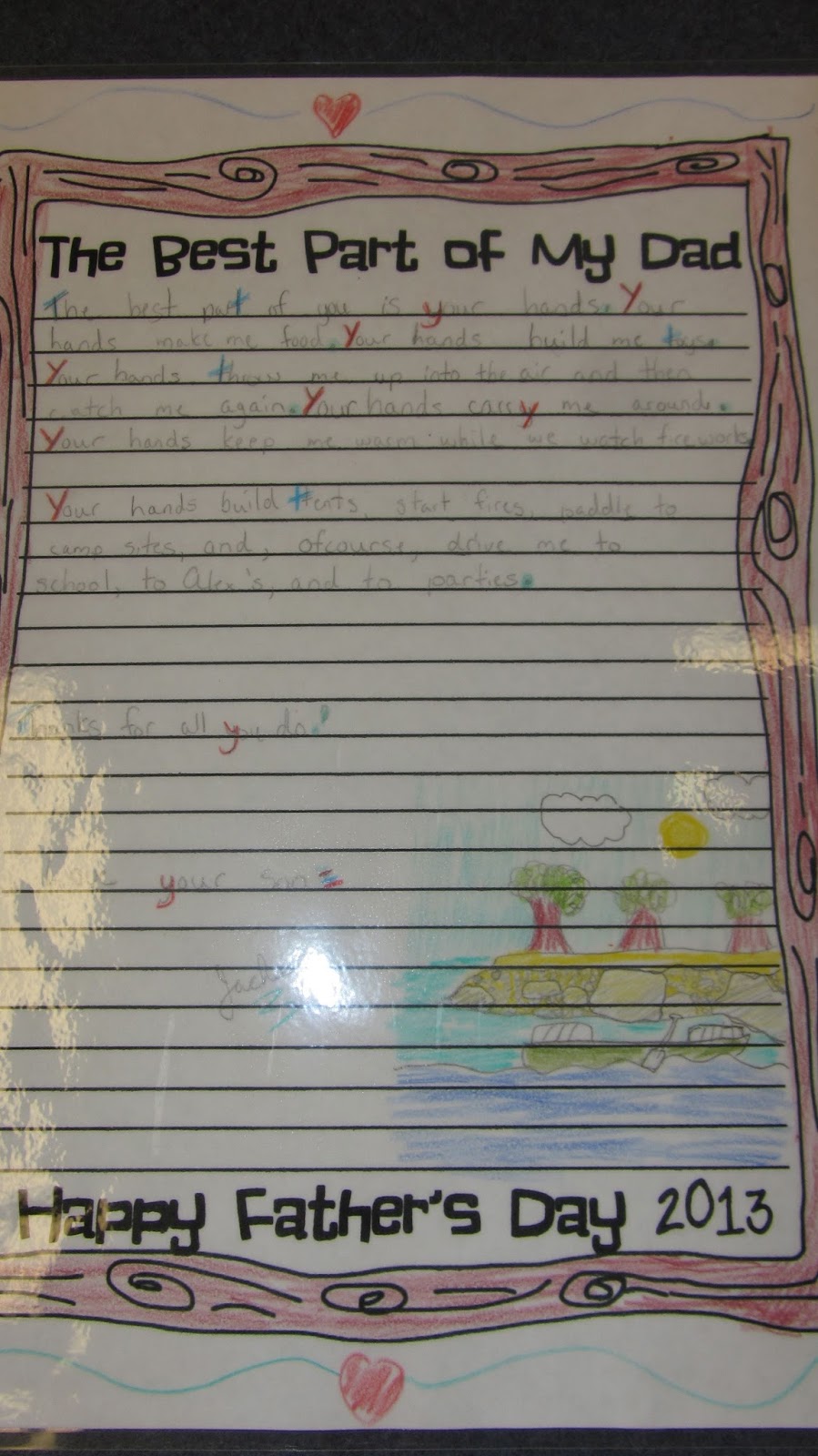 Fourth Grade Flipper: Five for Friday (Father's Day project FREEBIE ...