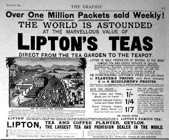 First Versions: Lipton
