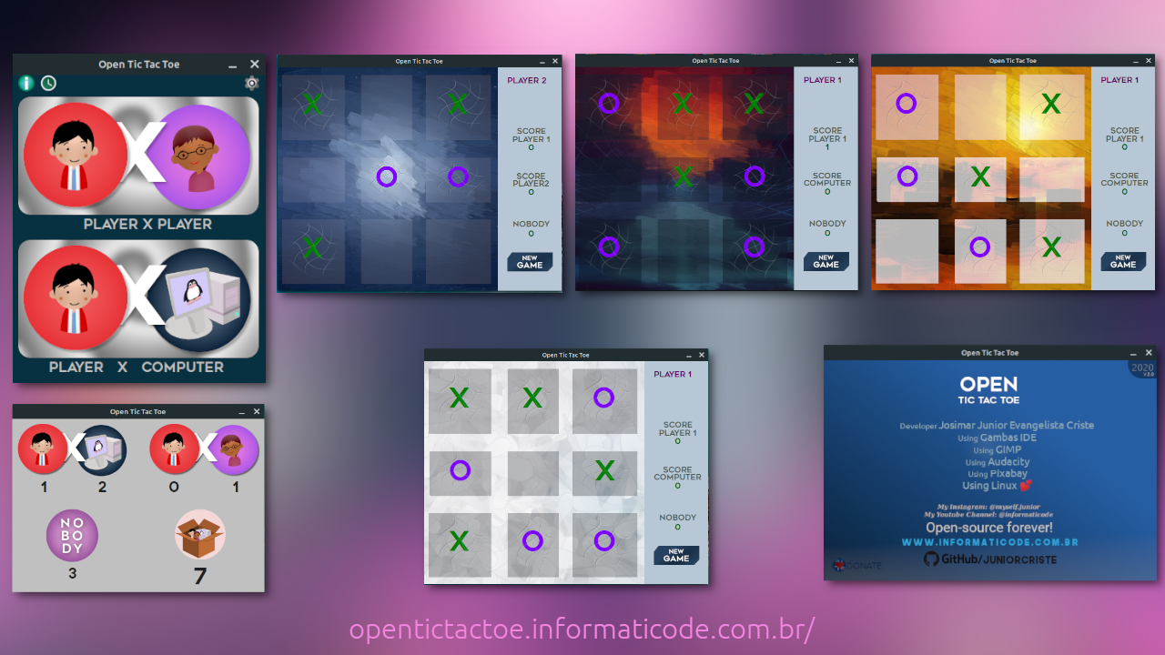 GitHub - JuniorCriste/Open-TIC-TAC-TOE: Tic Tac Toe Game, Player X ...