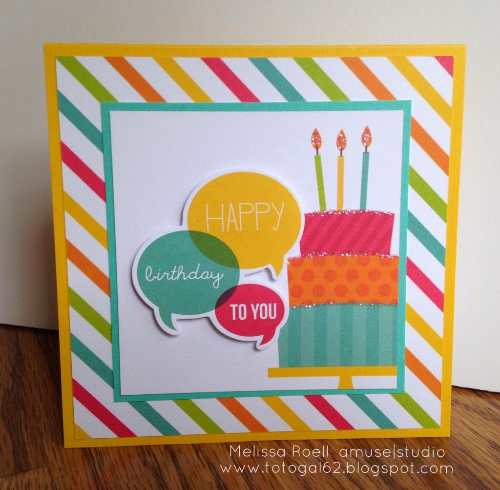 Let's Make A Card!: Amuse Studio Birthday Insta Squares & Pieces