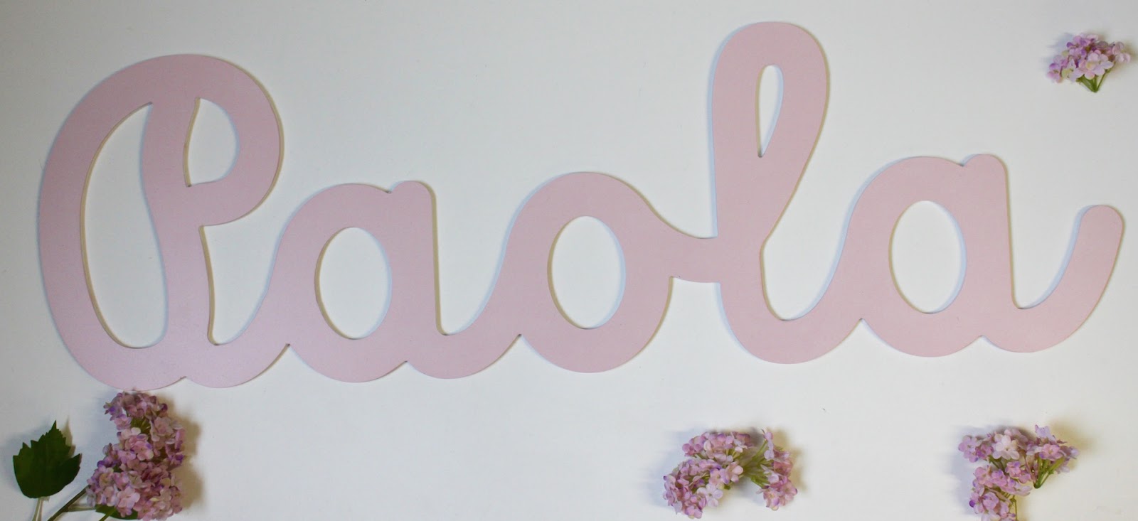 LETRAS Y NOMBRES para decorar