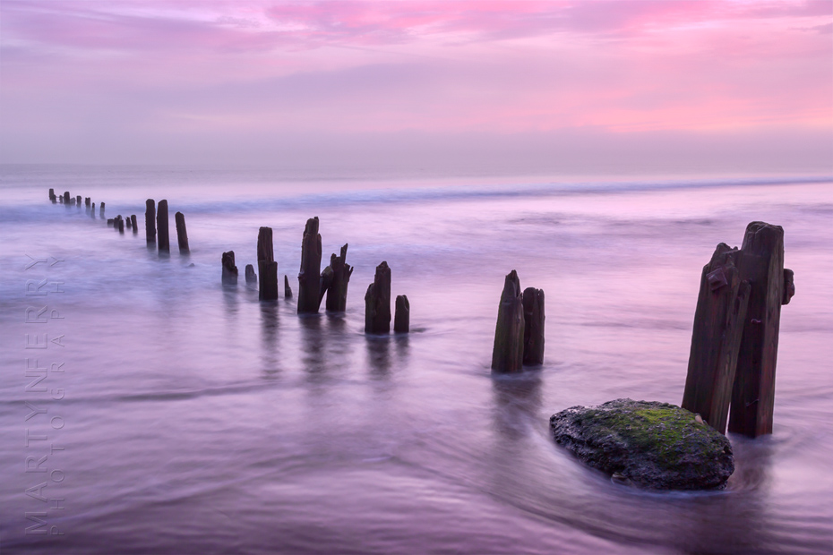 Photo journal of sorts: North Yorkshire Day 3 - Early morning groynes ...