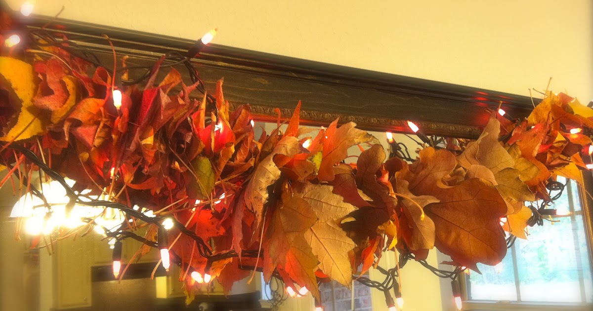 Redfly Creations: How to Decorate with Fall Leaves