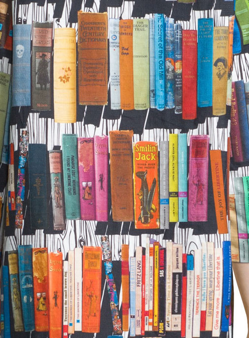 The Frivolous Bibliophile: Betty Halbreich's Libertin Book-Print Coat ...