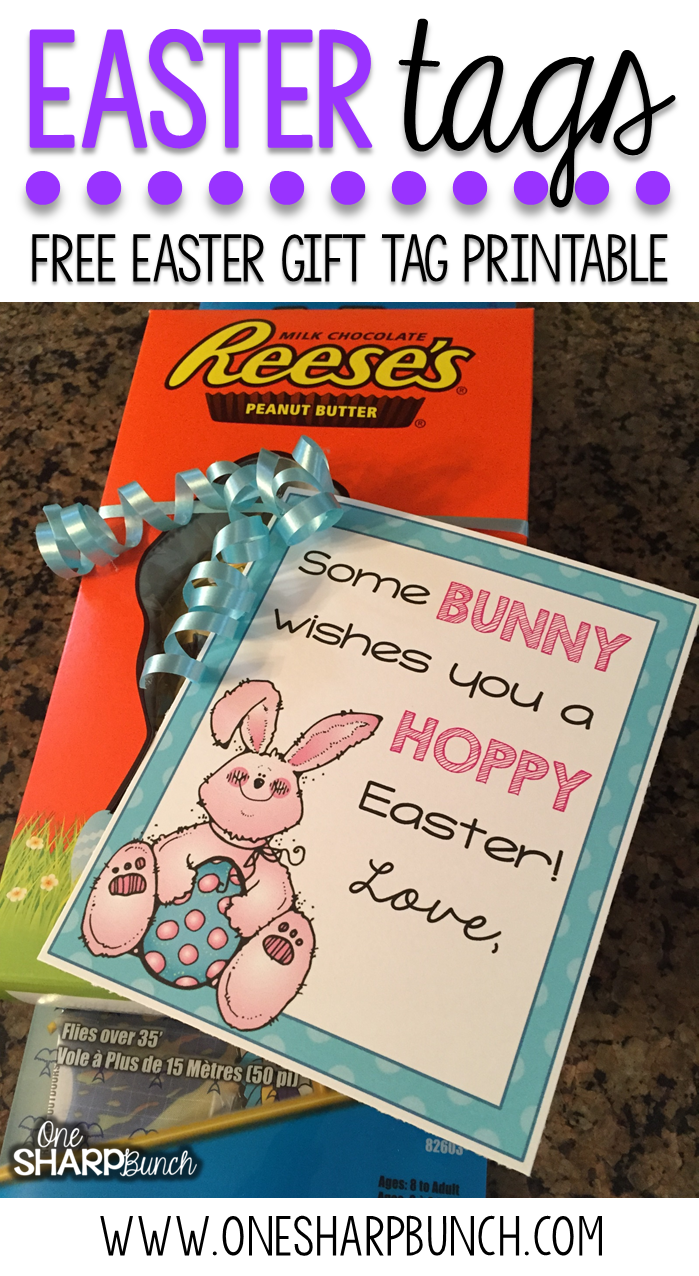 FREE Printable Easter Tags to Wish Some Bunny a Hoppy Easter