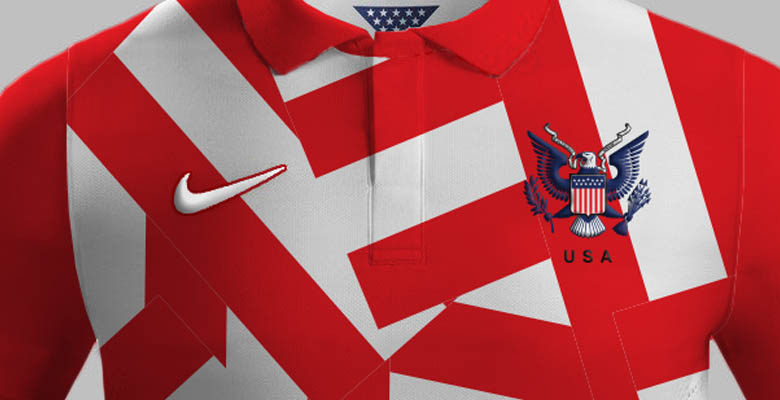 US Soccer Logo and Kit Redesign by Ian Hutchison - Footy Headlines