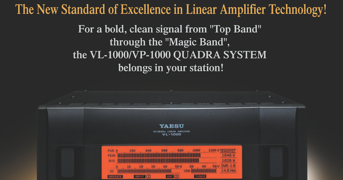 K4LST - Amateur Radio Blog: Project - VL-1000 Quadra System