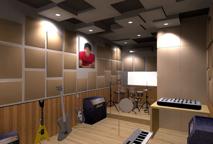 Gemilang Soundproof: DESIGN STUDIO MUSIK BY GEMILANGSOUND