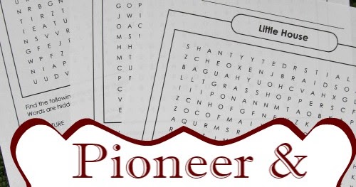 Pioneer and Little House Word Searches - The Laura Ingalls Wilder Companion