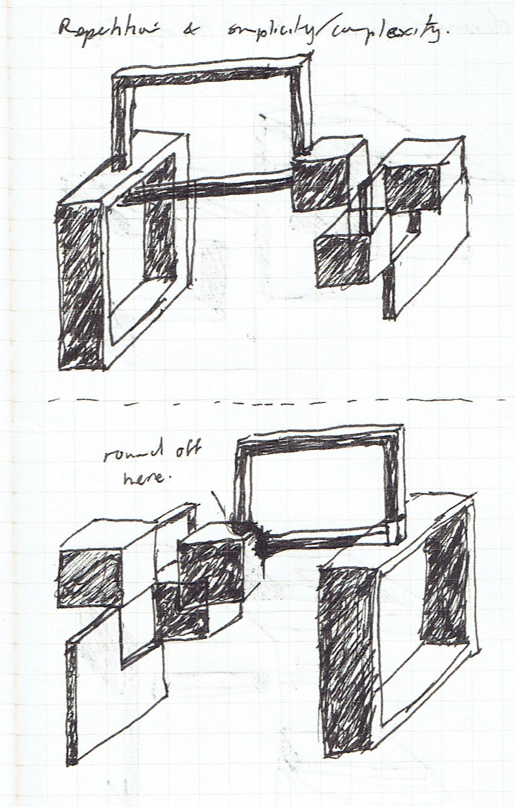 arch1101: Parallel projections+lumion images