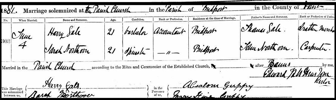 Our Loader & Northover Family Trees from Dorset, England.: PART 10:GALE ...