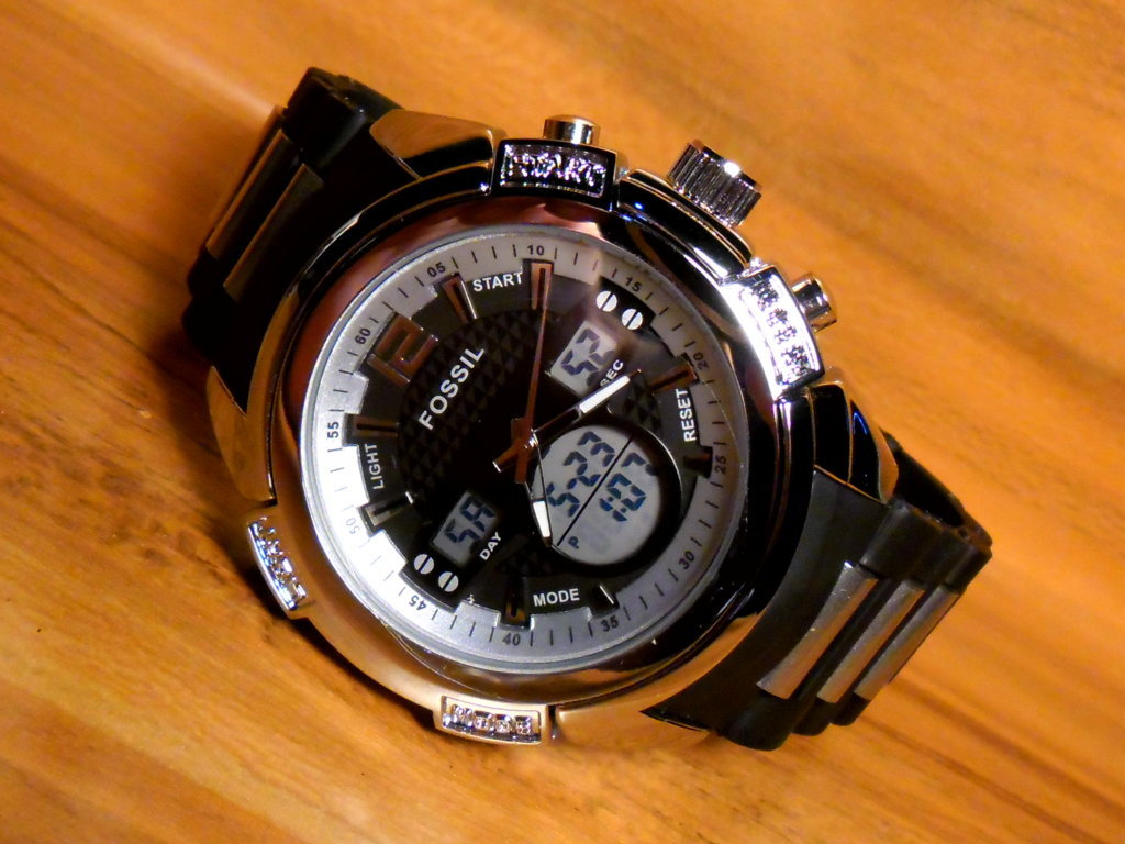 JAM TANGAN FOSSIL DUAL TIME KODE BARANG: AL-129 - Warung Jam Jogja