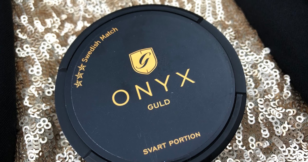 Onyx Guld (Svart Portion) - Review (Discontinued). 23 September 2019.