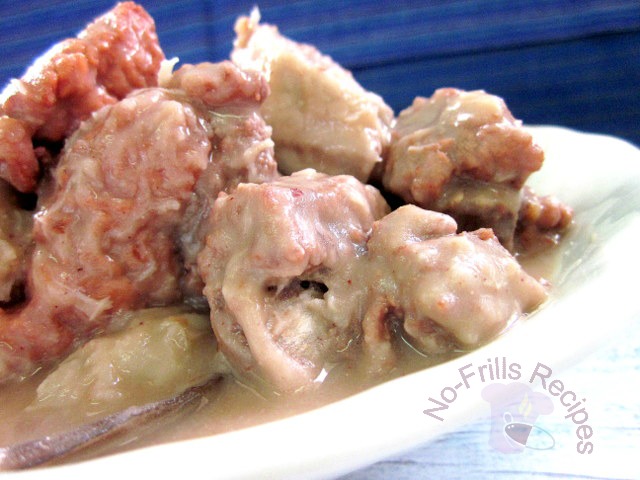 Braised Pork Ribs with Yam & Wood ear fungus