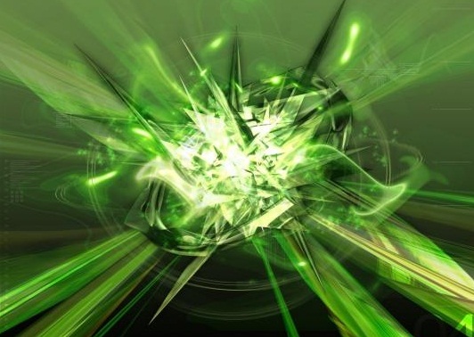 Beautiful HD Wallpapers: Green Explosion HD Wallpapers