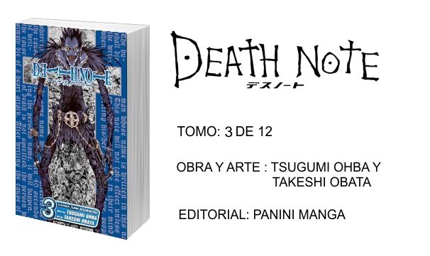 RESEÑA MANGA: DEATH NOTE (TOMO #3) | MAFIA LITERARIA♥