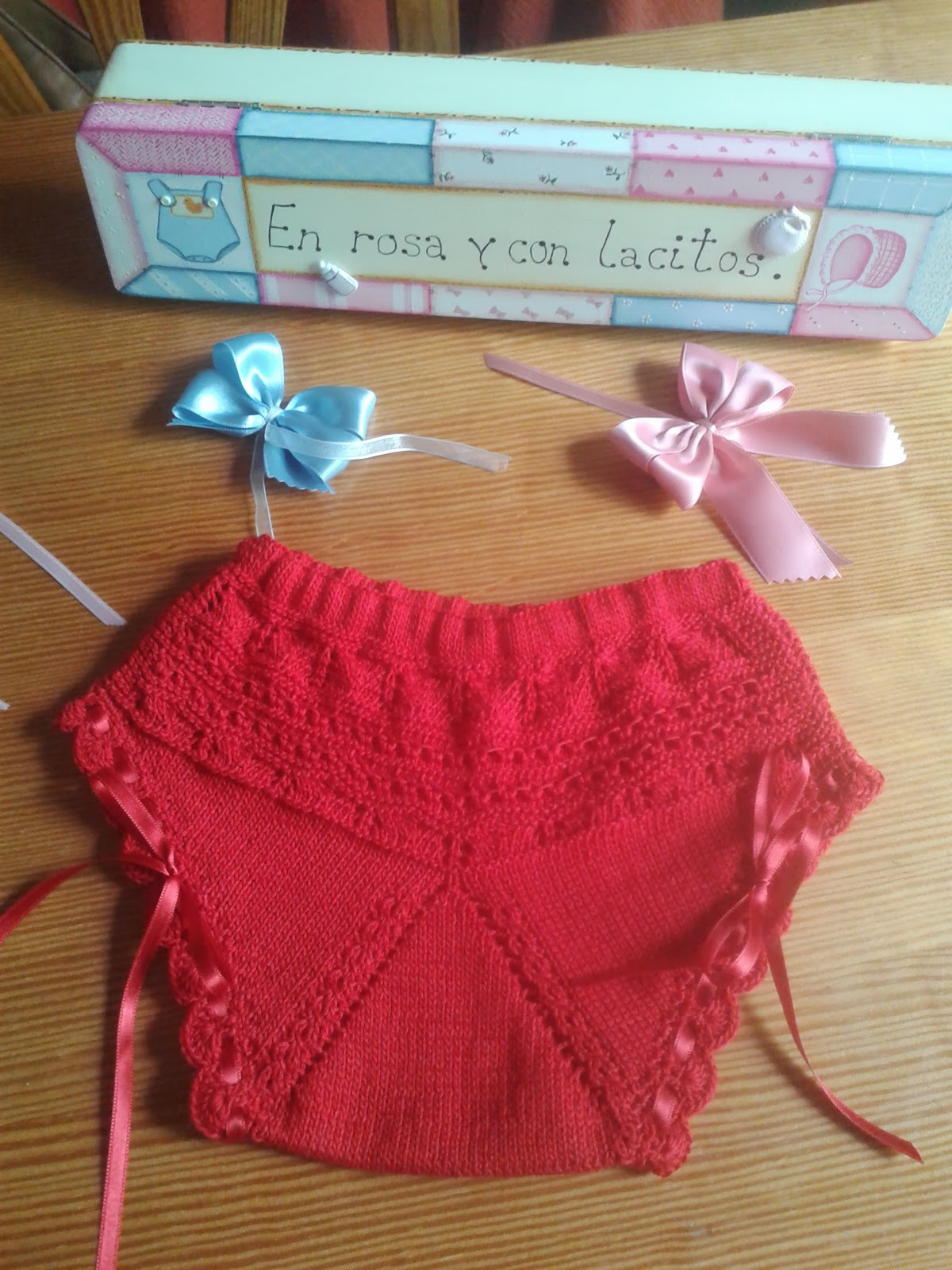 ¡En rosa y con Lacitos!: Braguitas... colores básicos, pero con encanto!!!