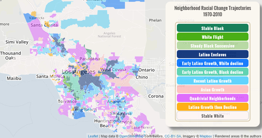 Neighborhood Racial and Ethnic Change Trajectories (1970 - 2010 ...