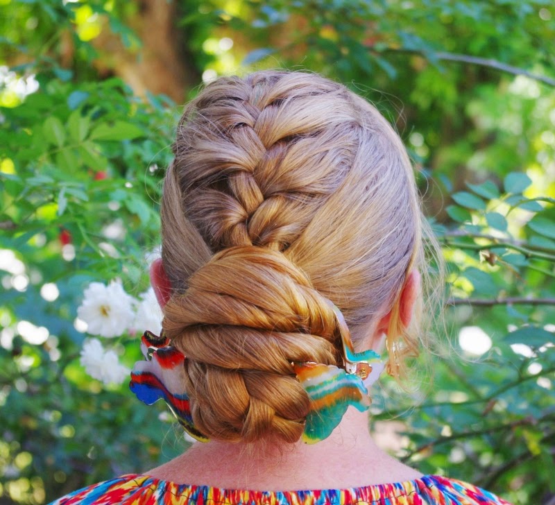 HAIRSTYLES TREND: >5 minute hairstyle~ Poofy French Mohawk Braid, Bun