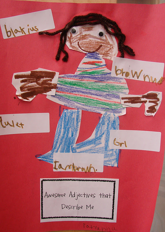 First Grade Lyons' Den: Awesome Adjectives About Me