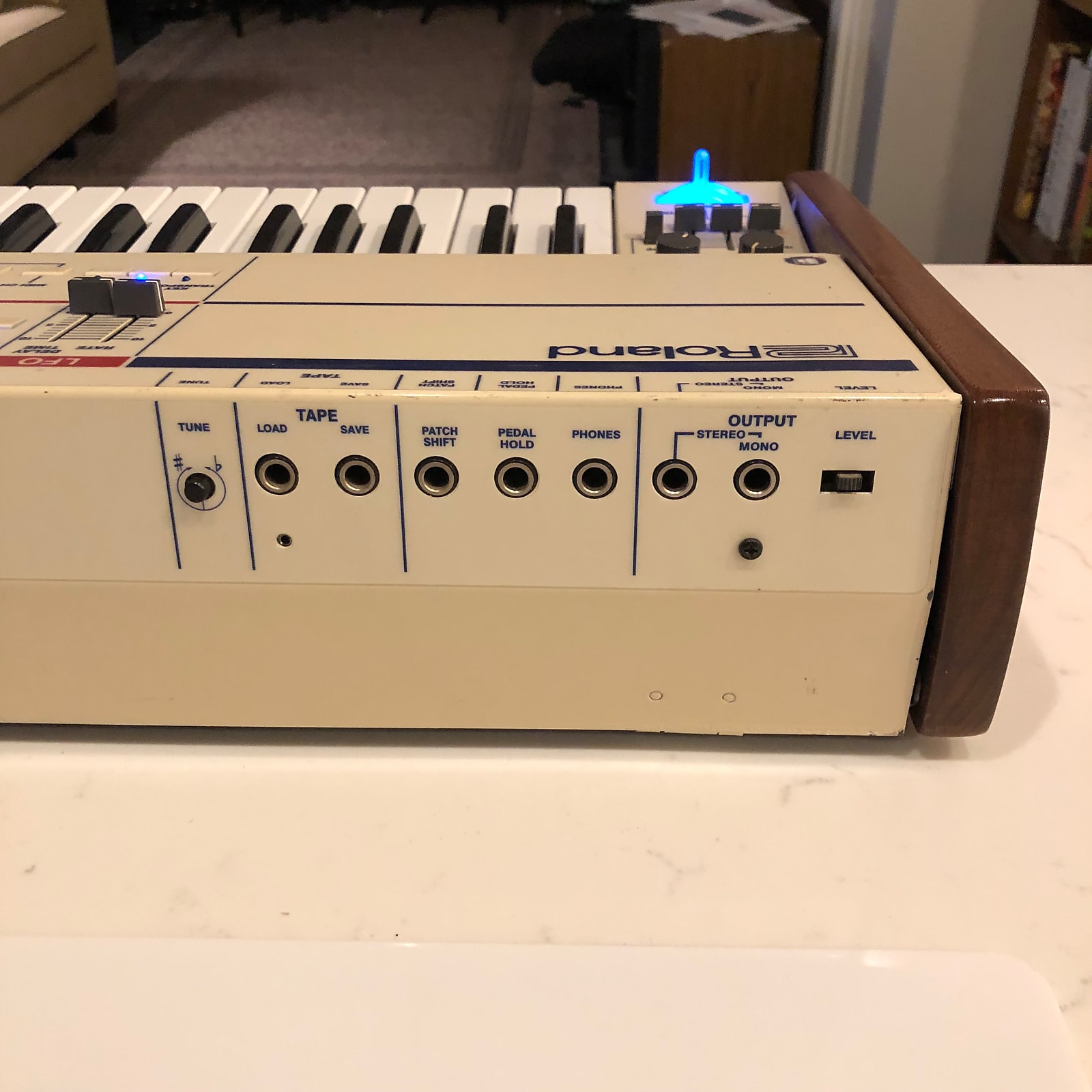 MATRIXSYNTH: Cream White Roland Juno-106 Analog Polyphonic Synthesizer ...