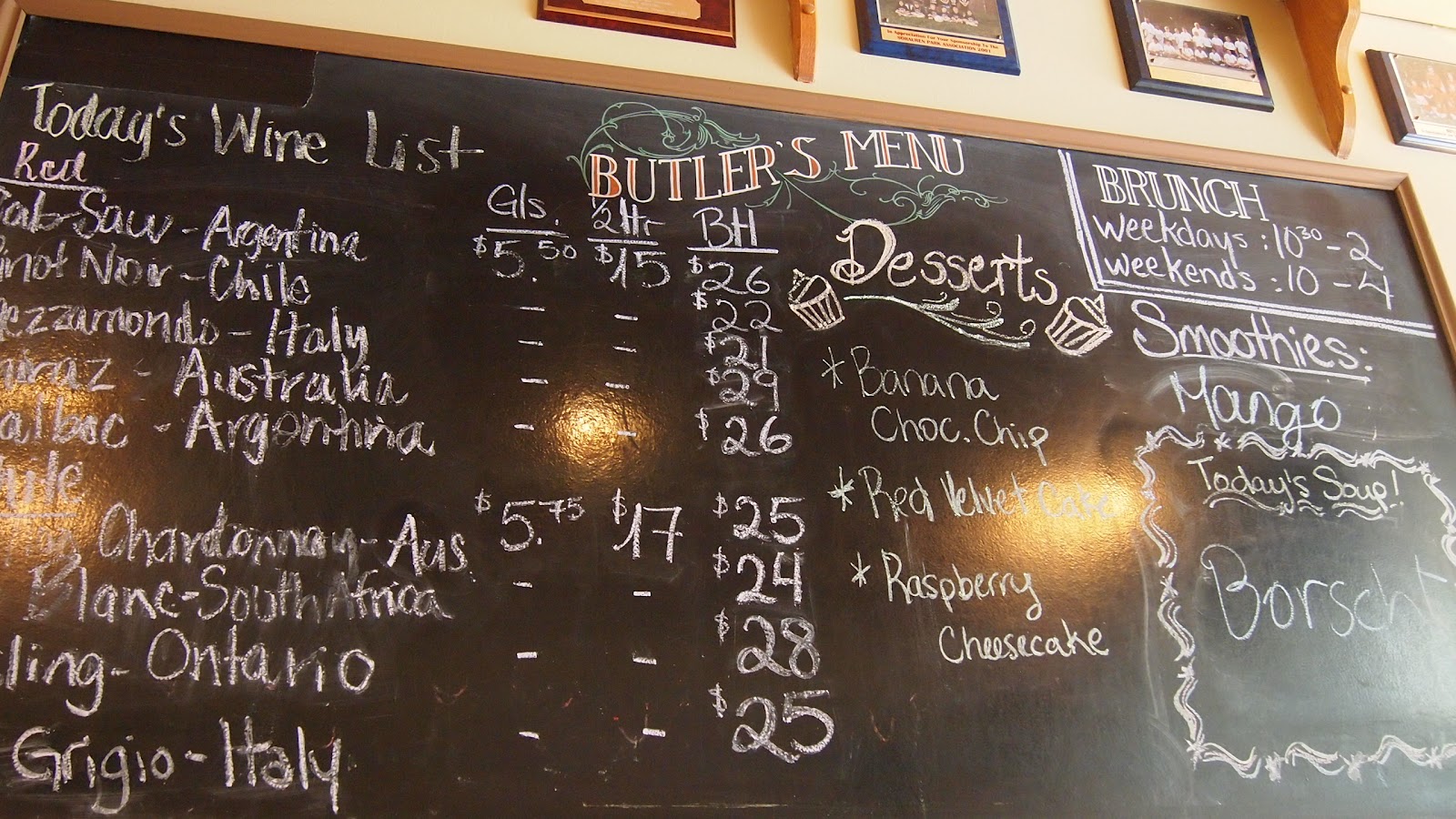 three purple plates: Butler's Pantry @Roncesvalles