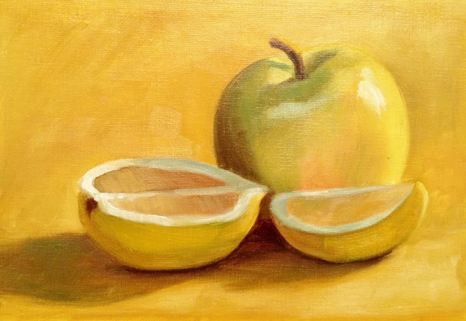 Monochromatic Painting Still Life