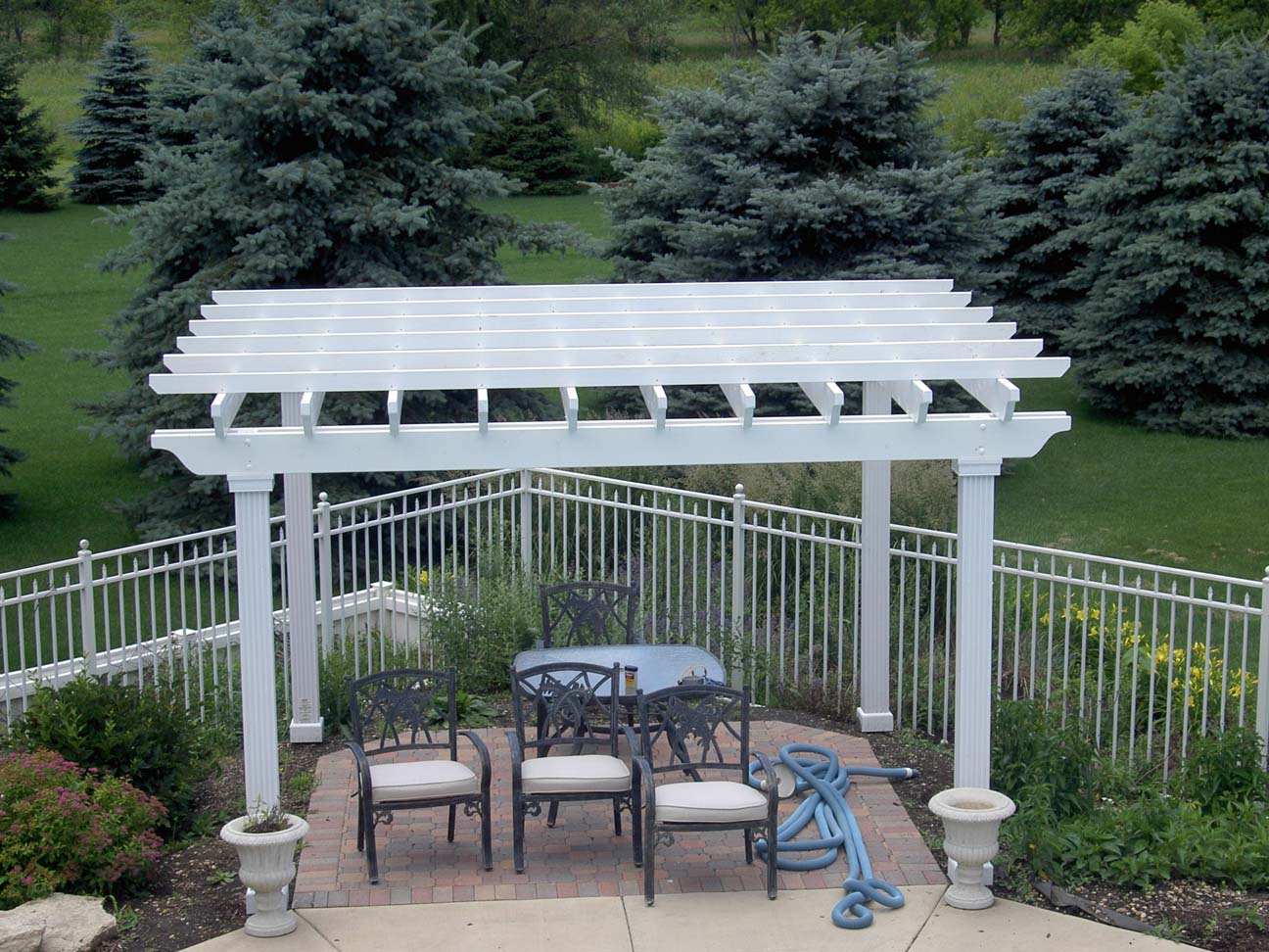 Ruby and Belle: Pergola and Pool update.