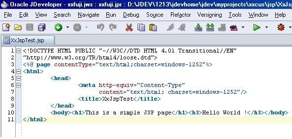 Sushant's Java Based Technology Blog: 17. Calling JSP Page from OAF Page