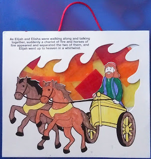 Petersham Bible Book & Tract Depot: Colour Your Own Elijah Chariot ...