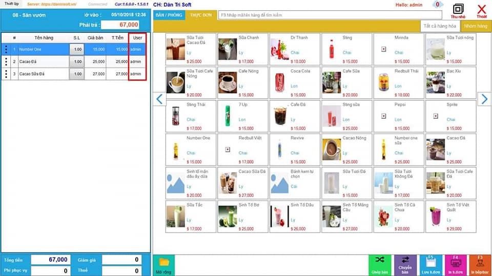 Ứng dụng order bằng điện thoại cho quán cafe, quán ăn, nhà hàng ghi ...