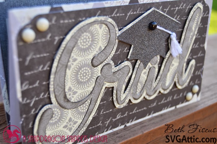SVG Attic Blog: Congrats Grad Card with Beth