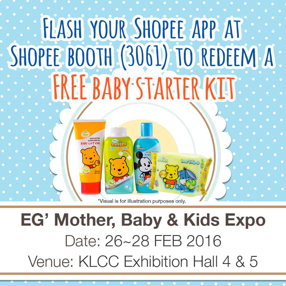 BestLah: Shopee - FREE Baby Starter Kit (26 - 28 Feb)