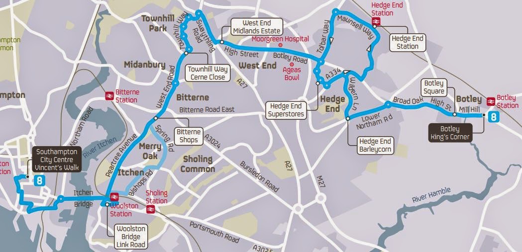 Southampton Bus Update: First fares & timetable changes this weekend