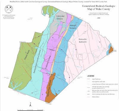 NC Greenways Geology: Wake County Geology