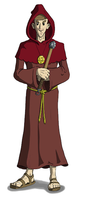 D&D Basic - NPC Gallery: Acolyte