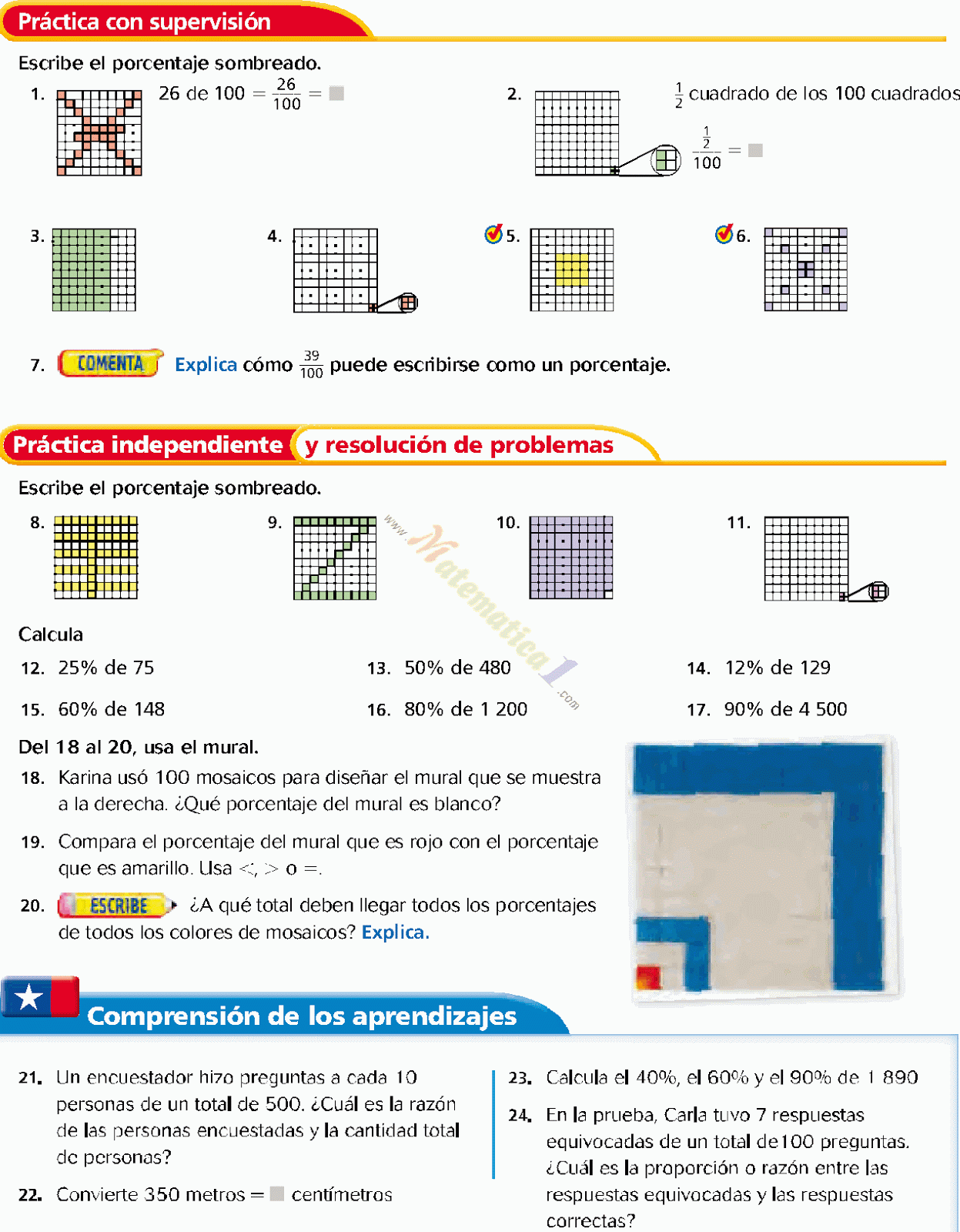 RAZONES Y PORCENTAJES EJEMPLOS RESUELTOS PDF