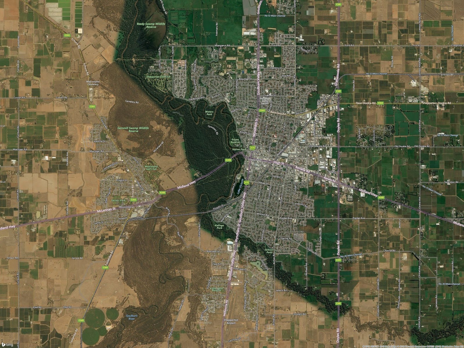 Shepparton Map Free Download
