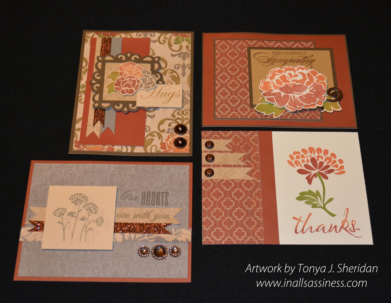 In All Sassiness: A touch of fall...September Card Club