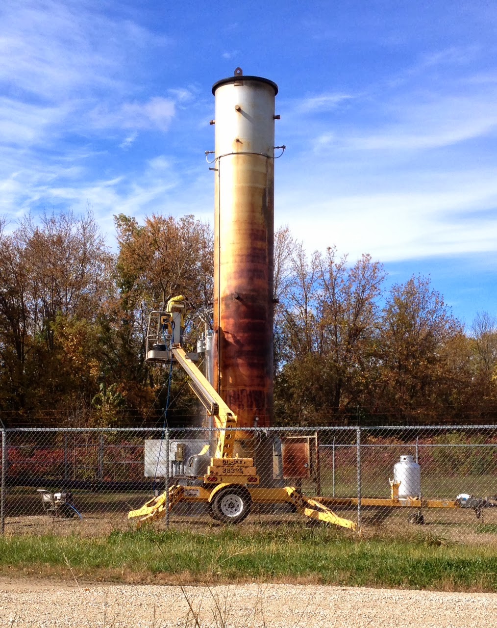 BASE Painters: Methane Flare Stack Painting