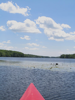 Recreational Kayaking in Maine: Upper Pleasant Pond, Richmond, Maine