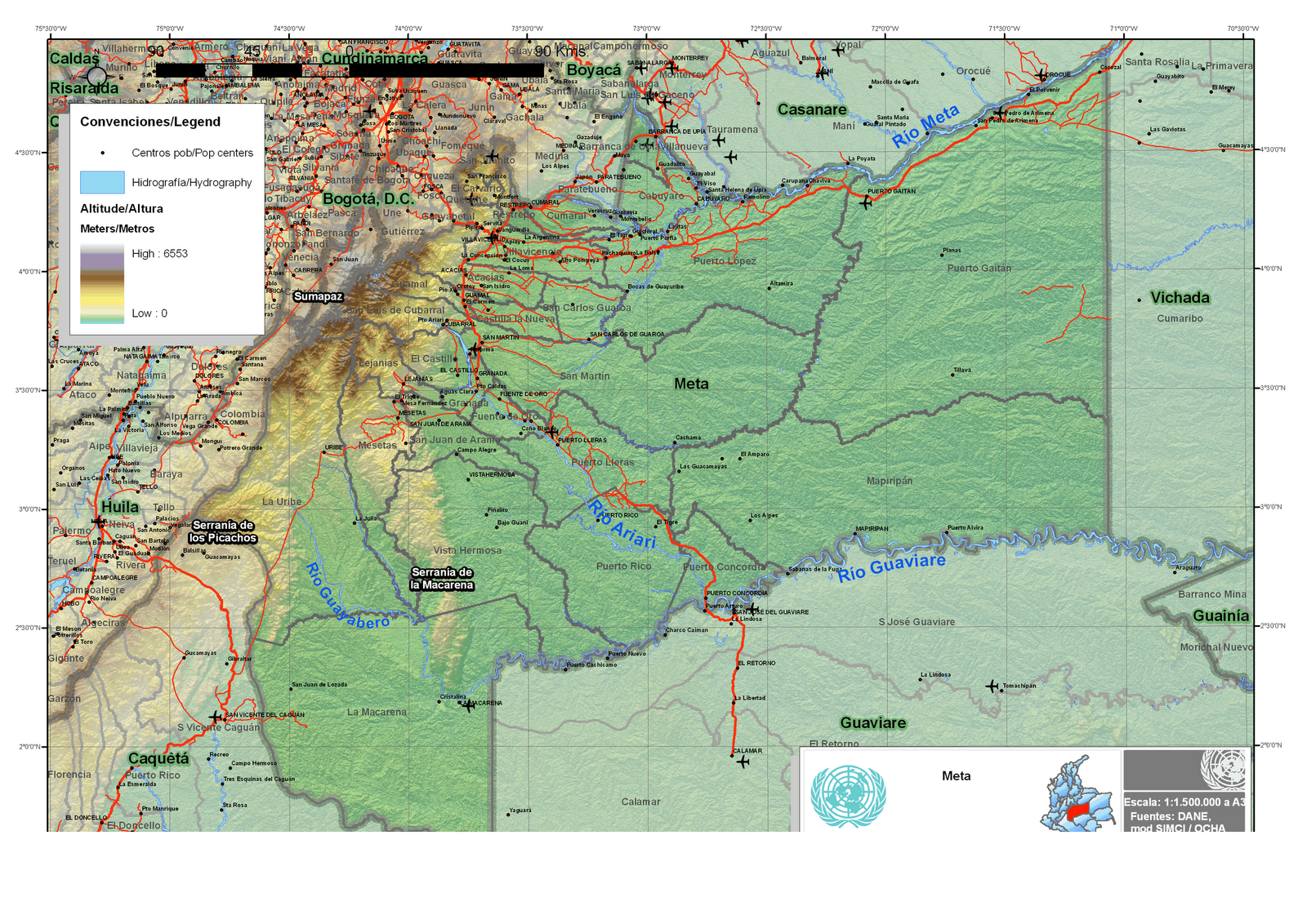 lo mejor del llano: datos generales del departamento del meta