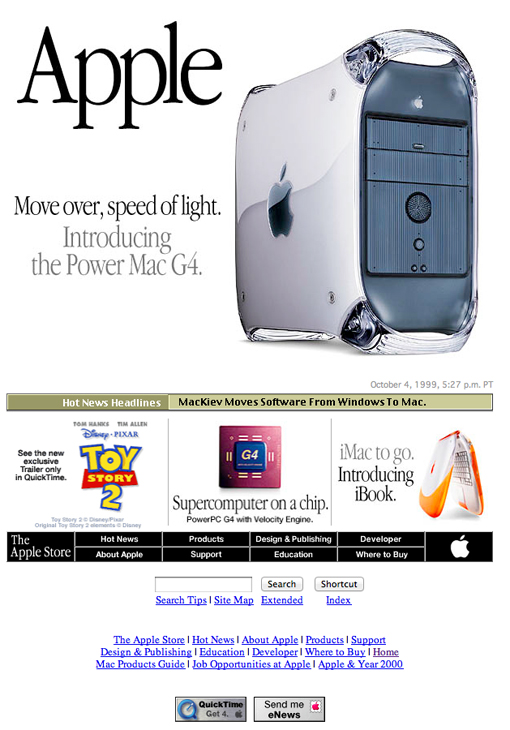 DgMx: La evolucion de apple.com
