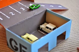 Cardboard Parking Garage | Munchkins and Mayhem