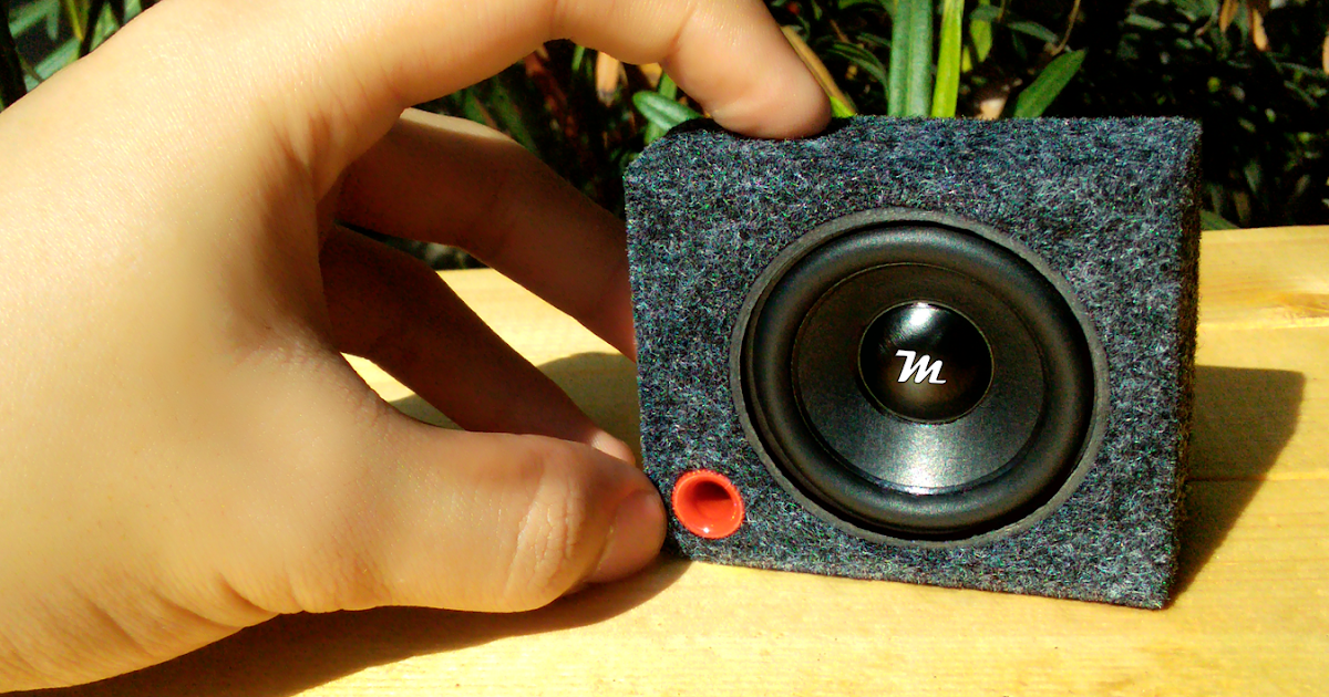 DIY Mini Subwoofer: MONTERO MINI SUBWOOFER