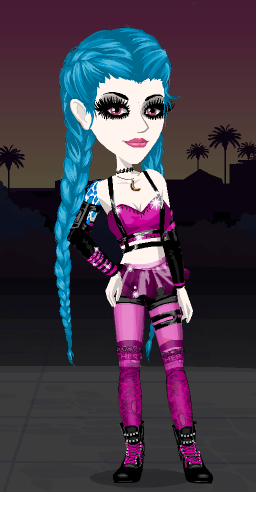 Valentine Msp: Cosplay League Of Legends |1 Jinx,Caitlyn,Vi