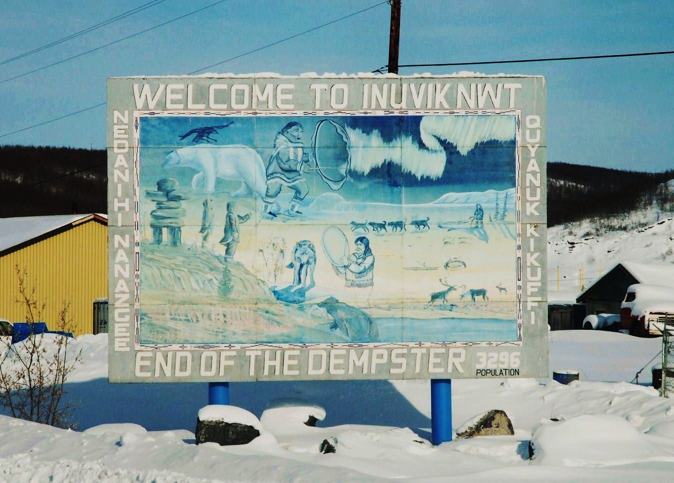 Ultima Thule: Inuvik on the Mackenzie delta, Northwest Territories (NWT ...