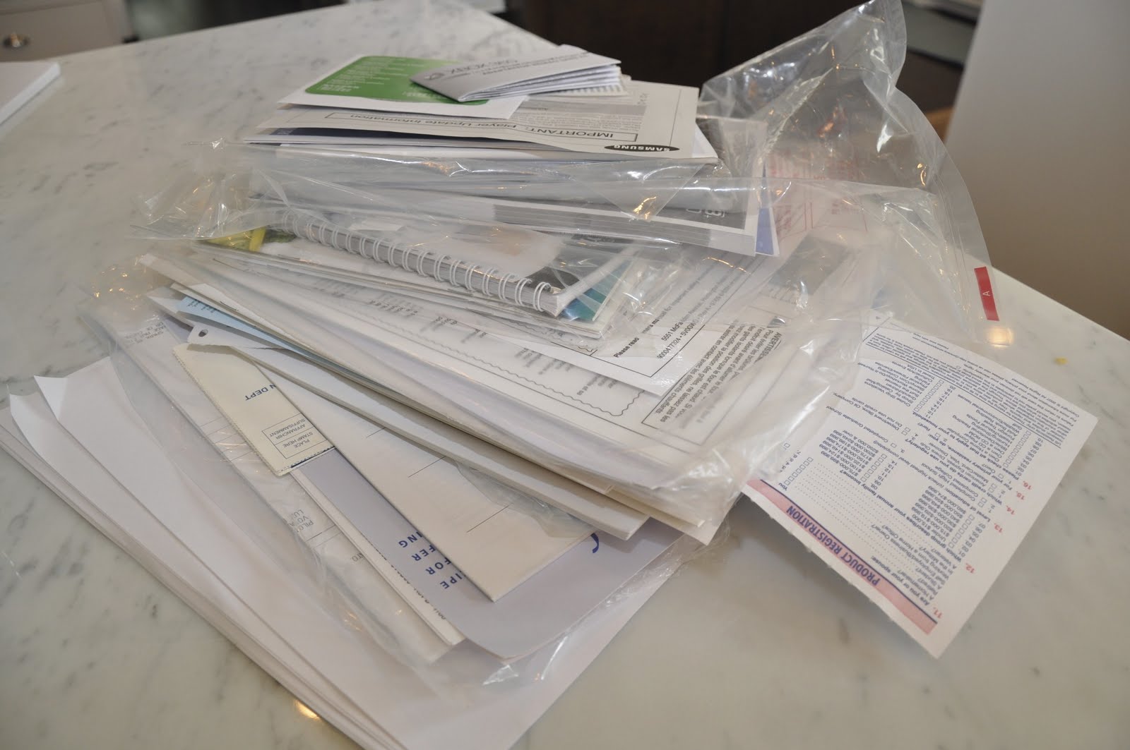 Spring Cleaning & Organizing Paper Clutter} • Honey We're Home